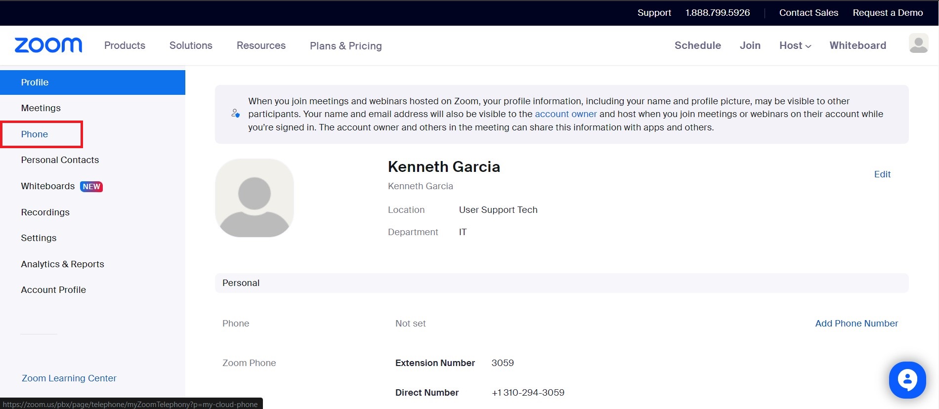 ZOOM: BLOCK Caller IDs and/or Phone Numbers – AFC Franchise Corp